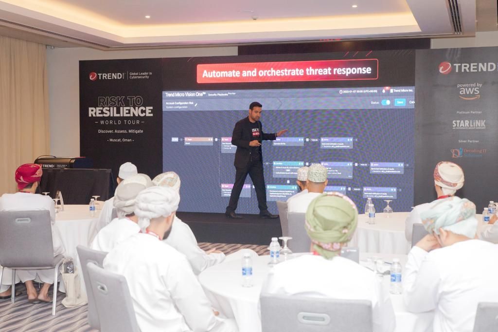 Trend Micro’s Risk to Resilience: World’s largest Cybersecurity Roadshow reached Oman as part of ...